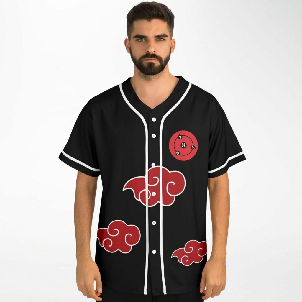 Sharingan naruto baseball jersey - Rave bonfire