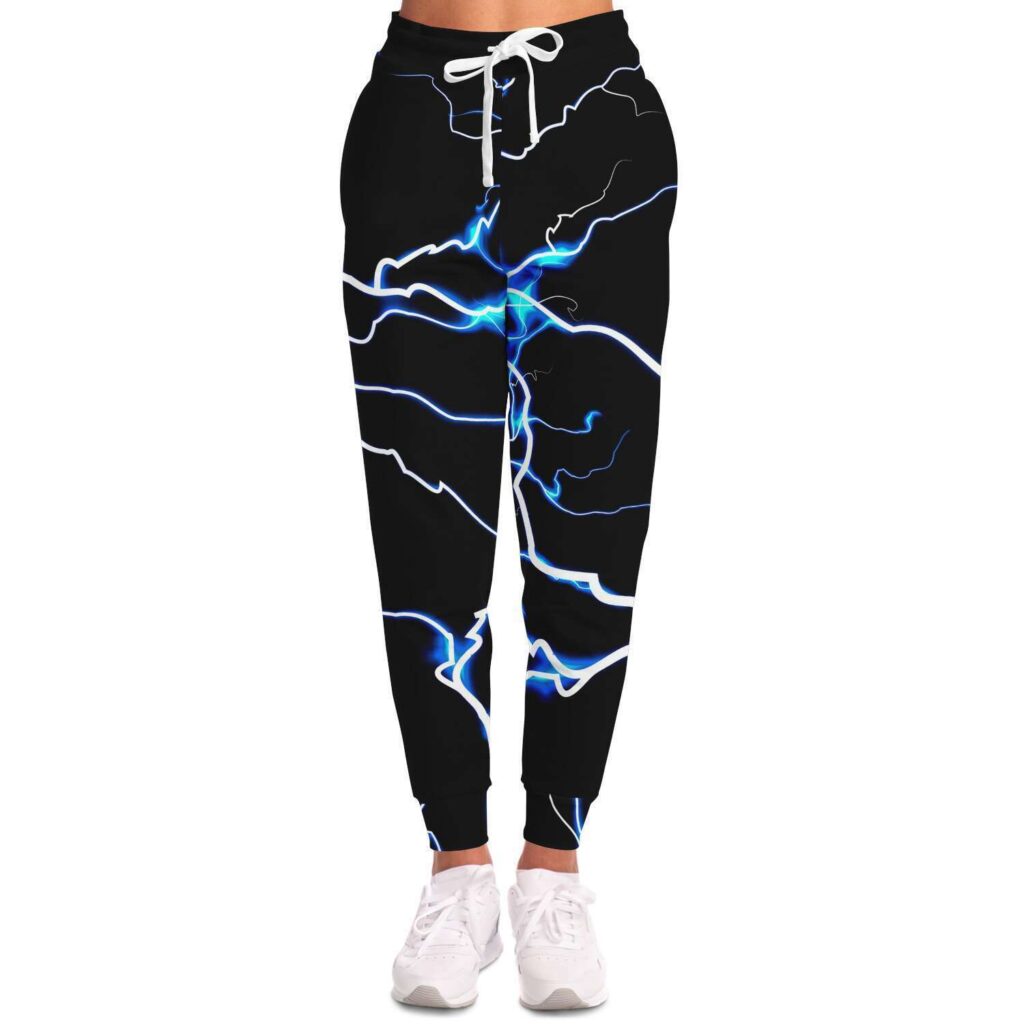 Blue Electric bold jogger - Ravebonfire