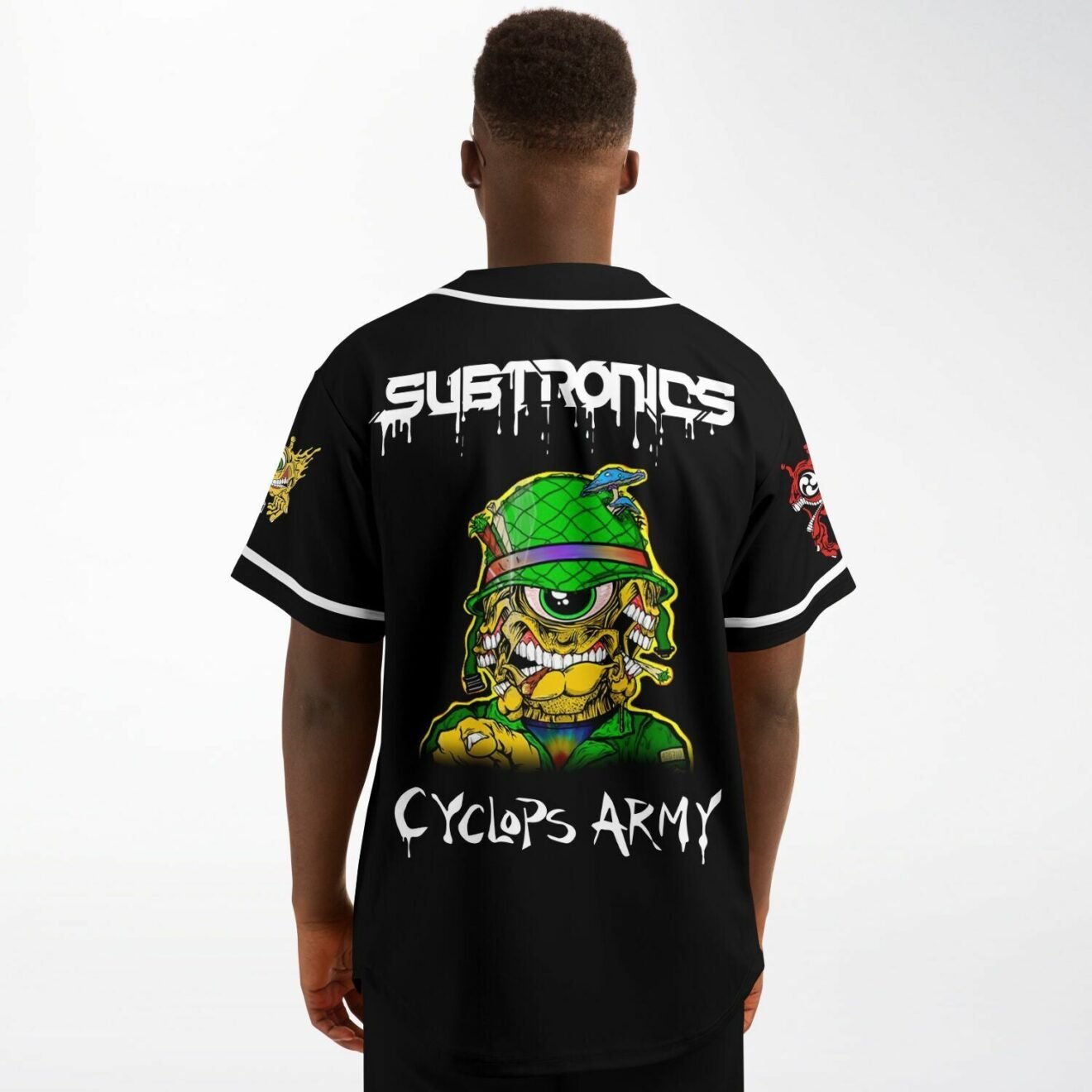 Subtronics F custom jersey V1 - Rave bonfire