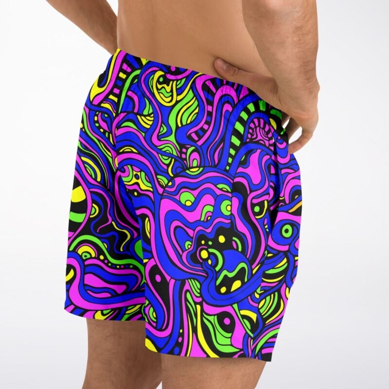 Psychedelic swim trunks - Ravebonfire