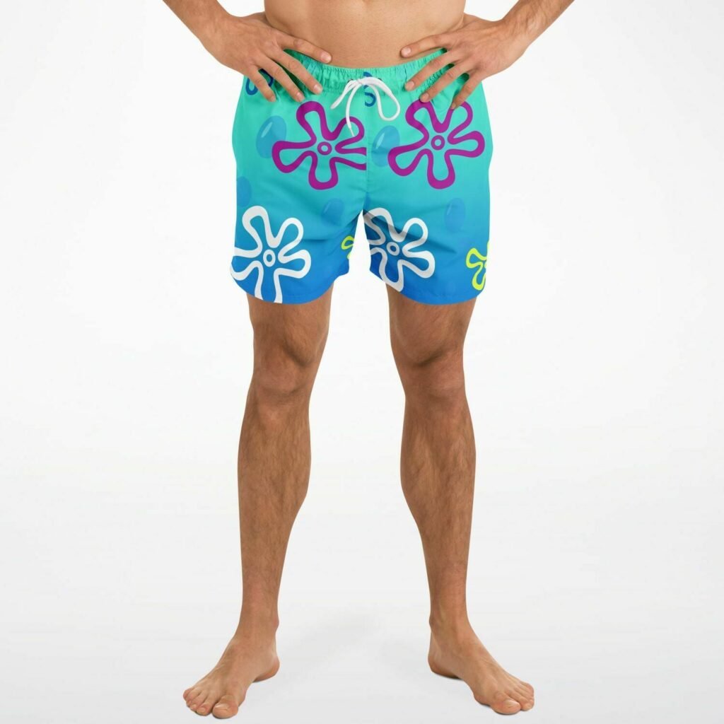 Spongebob underwater Swim Trunks - Rave bonfire