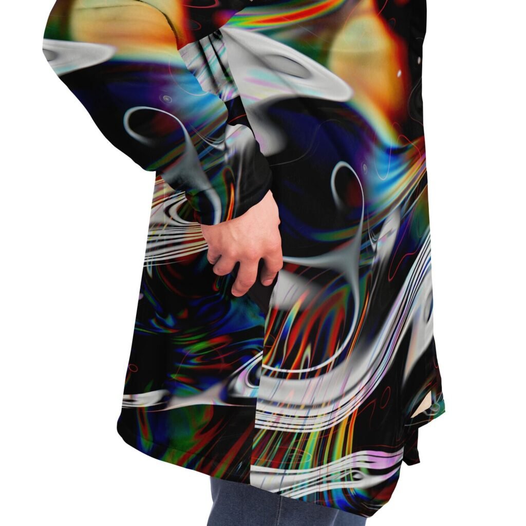 Glitch Rave Cloak - Rave bonfire