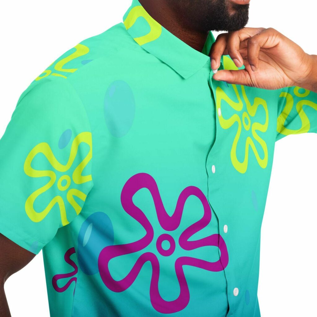 Spongebob buttons up shirt – Rave bonfire
