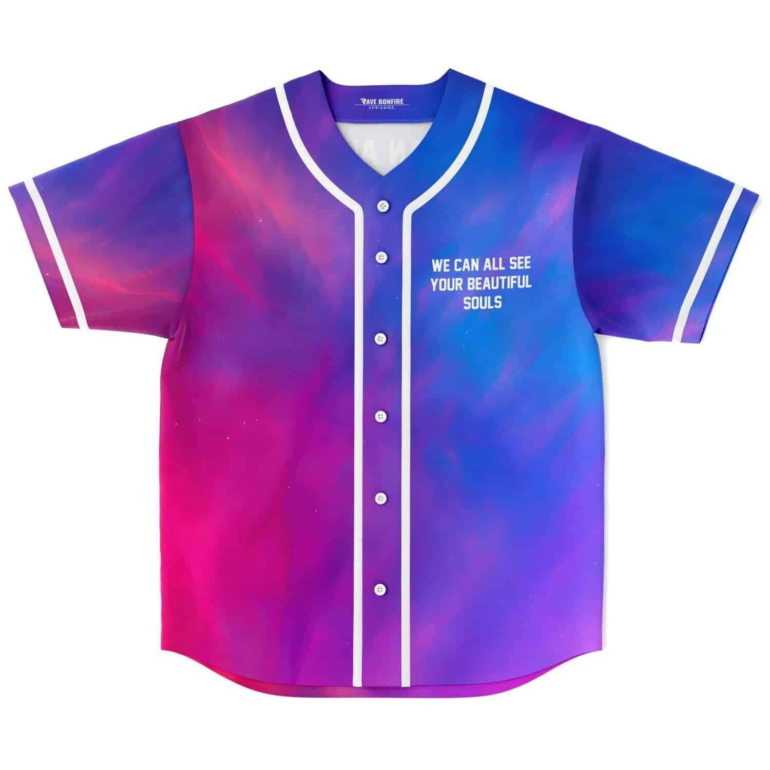 Vincent Z Custom Baseball Jersey - Rave Bonfire