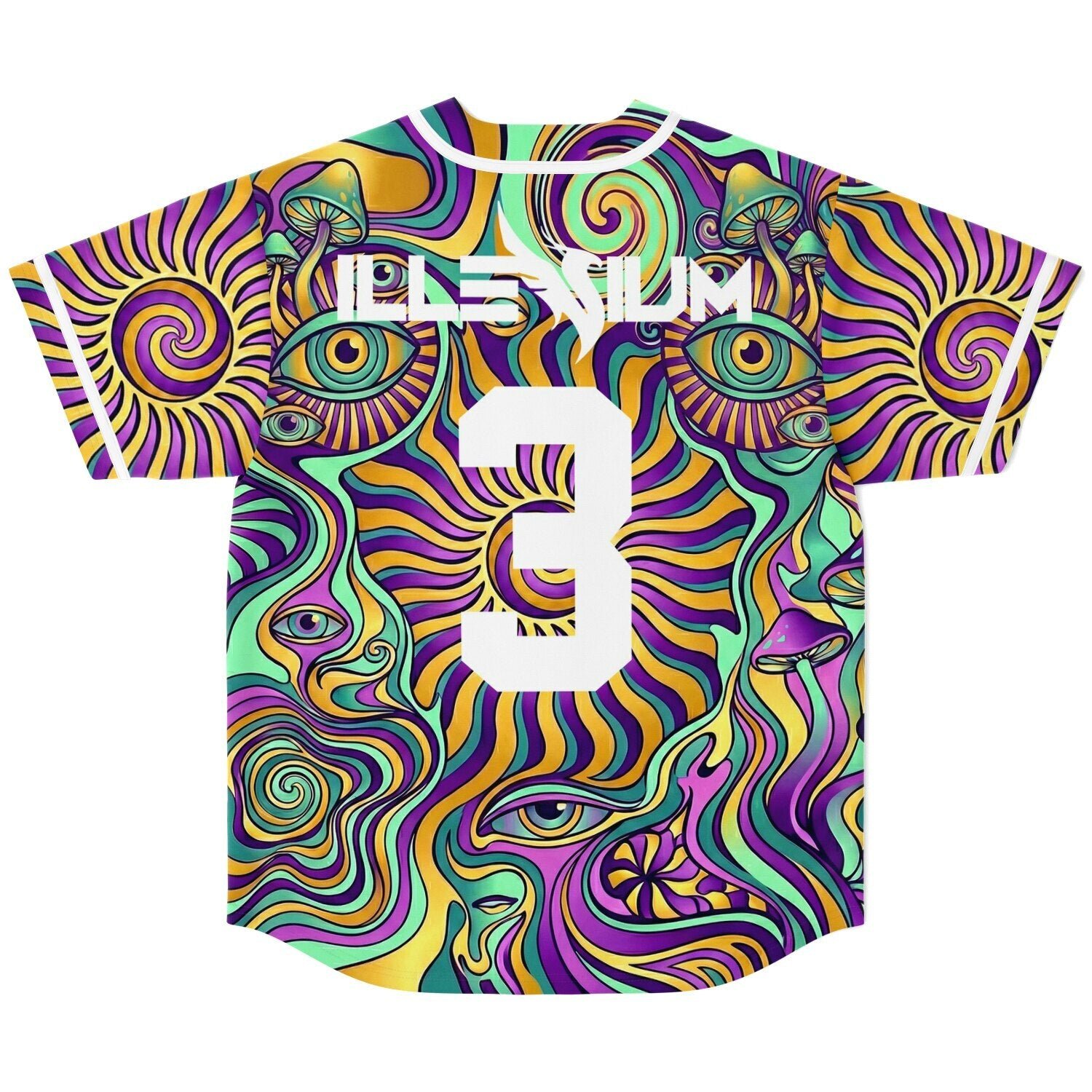 Michelle custom Baseball Jersey V2 - Rave Bonfire